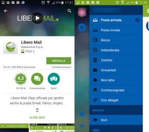 Configurazione Libero Mail Android